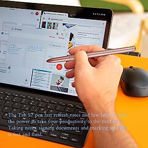 Tab S7, S7+ Pen Replacement Pointer Stylus Pen for Samsung Galaxy Tab S7,Tab S7+ Plus,S8,S8+,S8 Ultra S Pen Stylus (Without Bluetooth) + Tips/Nibs (Black)
