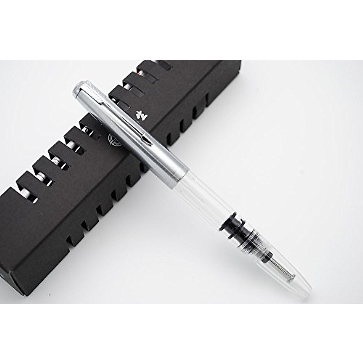 czxwyst 601 Steel Cap Vacumatic Fountain Pen (transparent-2)