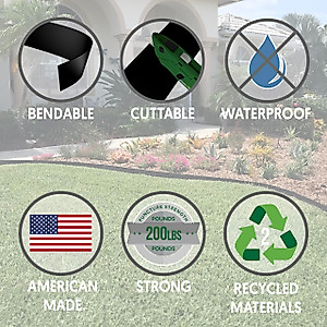 Grass Barrier - Landscape Edging - 10" inch Depth - (80 feet)