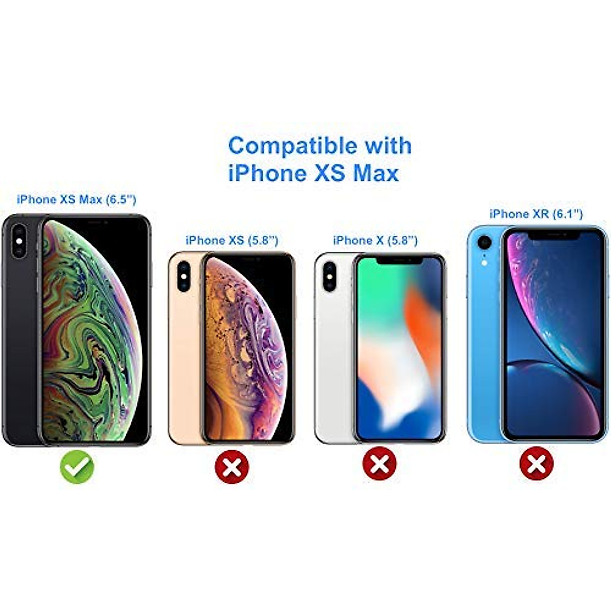 Shamo's iPhone XS Max Case - Soft TPU Material - Flexible - Precise Fit - Shock Absorption - Scratch Resistance - Non-Slip Grip - Wireless Charging Compatible - Slim & Lightweight - Transparent Design