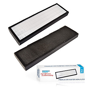 HQRP 2-Pack True HEPA Filter compatible with InvisiClean IC-6022, Invisi-Clean IC6022 Air Filter Replacement