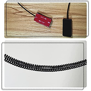 I3C Remote Control Security Lock, Remote Control Security Cable, Security Lock Leash for TV, DVD, Game Console