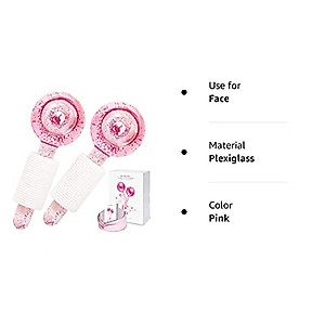 slashome Ice Globes for Facials, Globes, Face Massager, Tools, Facial Cooling Neck & Eyes, Daily Beauty, Tighten Skin, Anti Ageing, Reduce Puffy and Wrinkle
