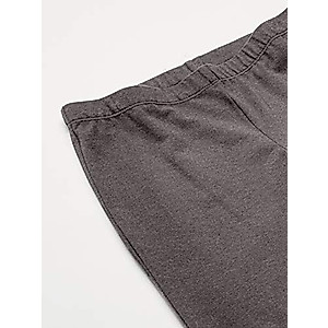 Hanes Women's Stretch Jersey Capri, Charcoal Heather, Small