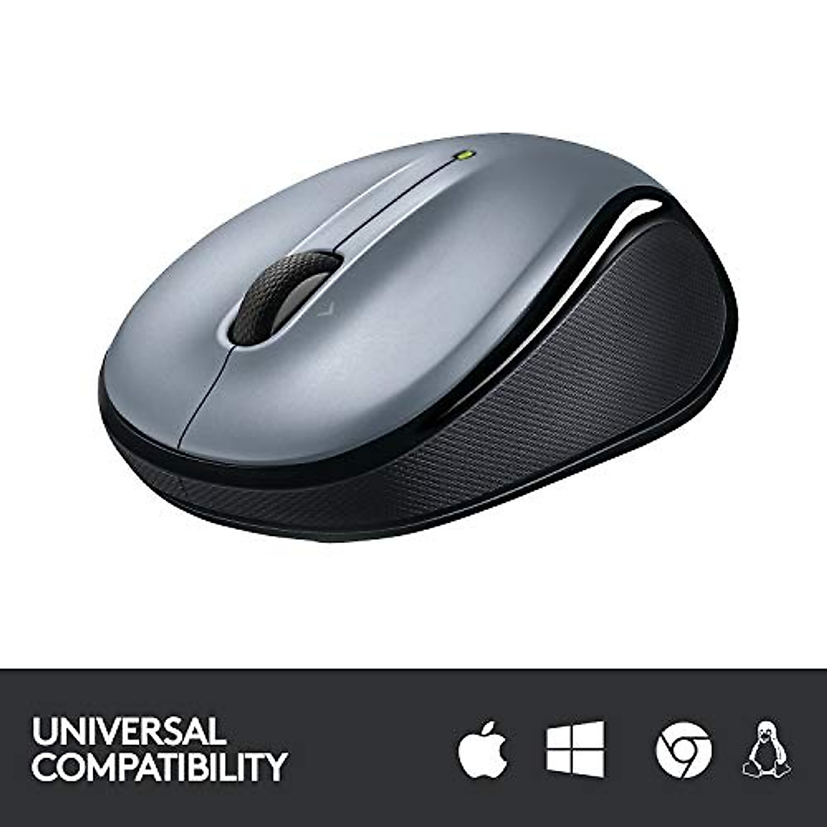 Logitech Wireless Mouse M325 with Designed-For-Web Scrolling - Light Silver