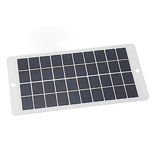 Solar Panel, 10W 5V Solar Panel Type C Output Portable Solar Panel for Phone Charging Security Monitoring