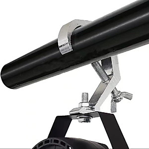 10Pack Heavy Duty Stage Lighting Clamps Hook,45 lb Load Capacity Aluminum Alloy Clamps,Fit 25-55mm OD Tube for DJ Lighting Projector Par Lights Spot Lights