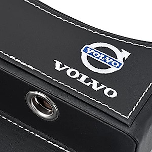 NEEARI Suitable for Volvo S60 V60 S90 V90 XC40 XC60 XC90 Seat Gap Filler, Console Organizer, Car Pocket, Seat Catcher, Interior Accessories Seat Crevice Storage Box (black)