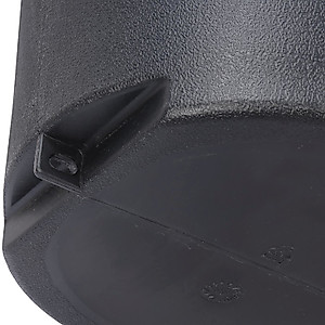 Global Industrial Black Outdoor Ashtray, 5 Gallon