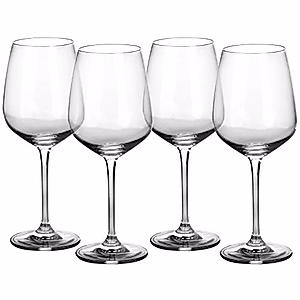 Amlong Crystal All-Purpose Wine Glasses, 17oz, Set of 4