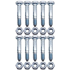 RTPOWER for 53200500 Snow Blower Shear Bolt 10 Pack Replaces 510016
