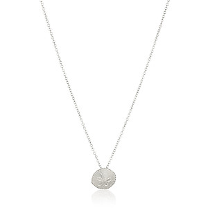 Dogeared Reminders-"One in a Million" Sterling Silver Sand Dollar Charm Necklace, 16" +2" Extender