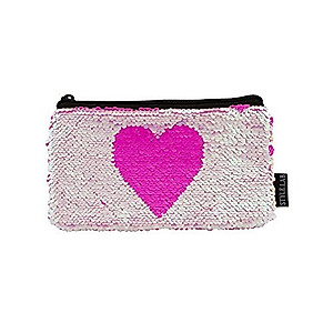 Style.Lab by Fashion Angels Magic Sequin Reveal Pouch - Pink Heart