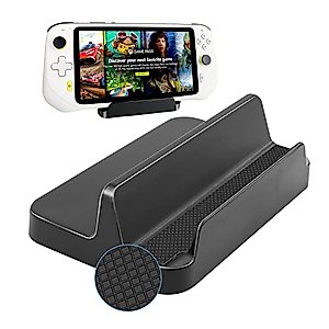 marspell Stand Base Compatible with Logitech G Cloud Gaming Handheld, Bracket / Dock / Holder for Steam Deck/Switch/Tablet, Black
