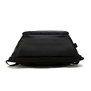 HuaChen Anti-theft Travel Backpack, Business Laptop School College Bookbag with USB Charging Port for Men Women (JSS11_Black)