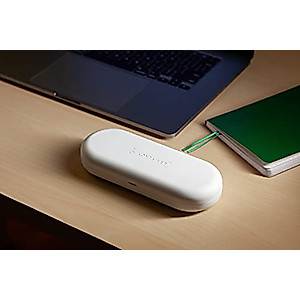 SmileKontainer Slimline Retainer Case: Compact Dental Travel Case for Aligners, Toothbrush and Accessories - Built-in Mirror for Easy Insertion Anywhere - Compatible with All Clear Aligners