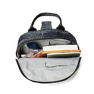 Baggallini Naples Convertible Small Daypack Sling Crossbody, Midnight Blossom