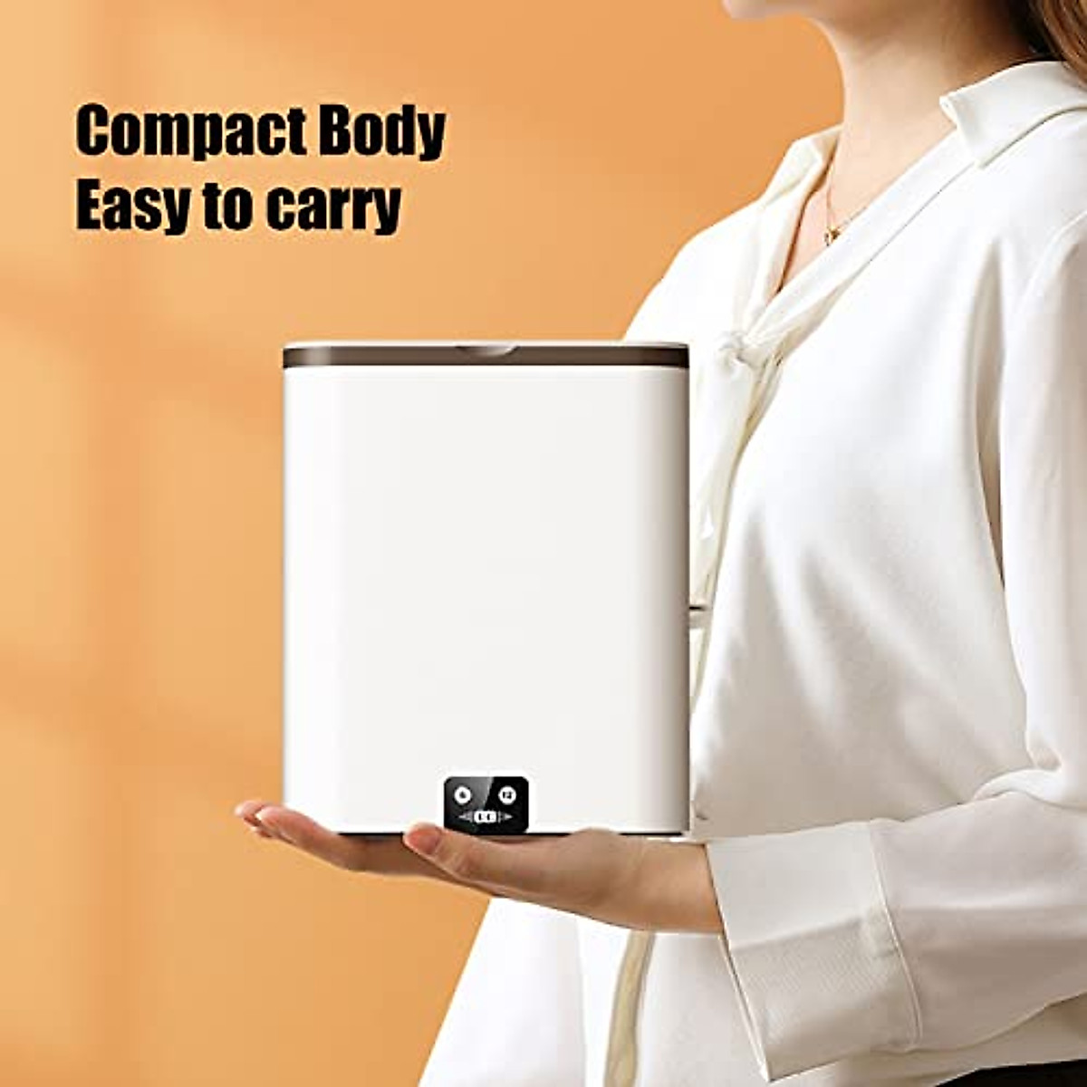 Natudeco 4.5L Mini Washing Machine USB Large Capacity Portable Bucket Washing Machine Socks Towel Washing Tools for Hotel Apartment Dormitory