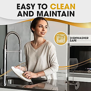 BERKWARE Colored Red Wine Glasses Set of 4 - Elegant Long Stem Wine Glass - 13.3oz (Smoke)