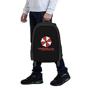 REFYLD Resident Umbrella Evil Corp Symbol Travel backpack Woman'S Mens Outdoor Bag Large Capacity Sports Travel Work Leisure Fashion Bag