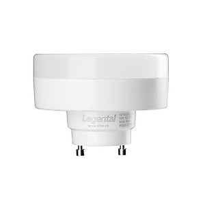 Legental 10w LED Puck GU24 Squat Light Bulb,18w Low Profile Spring CFL Equivalent,25000hrs Lifespan,1000LM,Cool White(5000K),120-277V, Damp Location Suitable,UL Listed, 2 Pack