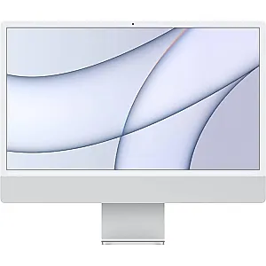 Apple 2021 iMac (24-inch, M1 chip with 8‑core CPU and 7‑core GPU, 16GB Memory, 256GB Storage) - Silver