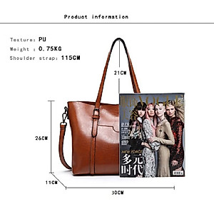 ZOSIVEB Hobo Purses Handbags for Woman Crossbody Large Handbag for Ladies Shoulder Vegan Fashion Leather Tote Bag (Red)