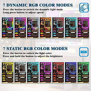 WOOVIVS Vanity Desk with Lights and Sliding Vanity Mirror, Makeup Vanity Desk with Charging Station, Vanities Dressing Table with Stool, Vanity Set with Large Drawers&Shelves for Bedroom, Black