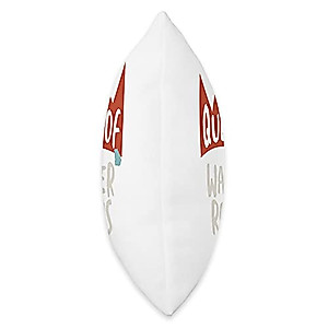 Whyitsme Design Womens Queen of Warner Robins Georgia, Funny Girls GA Throw Pillow, 16x16, Multicolor