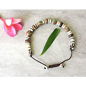 Hands Of Tibet Embedded Medicine Bracelet Yoga Healing Beads Adjustable Wrist Mala Many Color Choices (Multi)