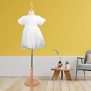 Child Body Cloth Display Torso Mannequin, Kids Half Body Pinnable Dress Form, 2,3,4,5,6,7 Years Old (8-9 Years)