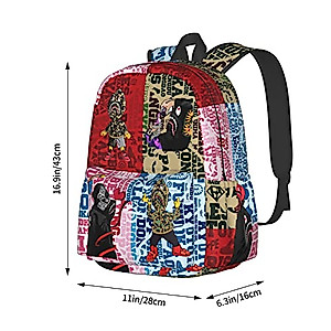 Piduwai Fashion Camo Backpack Laptop Backpack Travel Bag Casual Daypack Hiking Bag 16.9Inch School begin Gifts