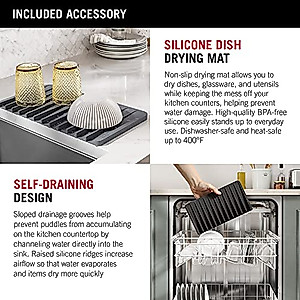 DELTA 95B932-32S-SS Lorelai Workstation Kitchen Sink Undermount Stainless Steel Single Bowl with WorkFlow Ledge and Chef’s Kit of 6 Accessories