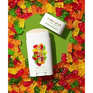 Native Special Edition Candy Shop Set | Deodorant, Body Wash, and Loofah - Set of 3 (Gummy Bears)