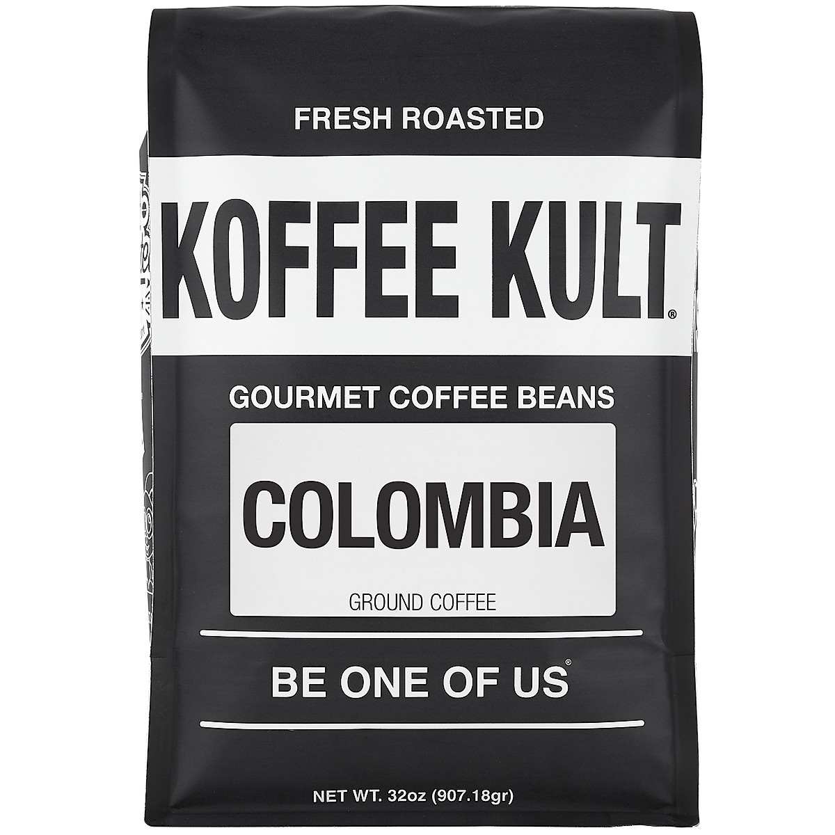 Koffee Kult Colombian Medium Roast Coffee Beans 100% Single Origin Colombia Arabica Whole Bean (Whole Bean, 32oz)