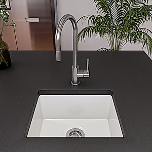 ALFI brand AB2017 Kitchen Sink, White