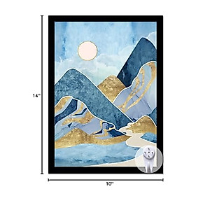 keibiubu Black Picture Frame, 10x14 Picture Frame for Photo Poster Canvas Certificate Document Display Horizontally or Vertically High Transparent Wall Gallery(Size 10 x 14 inches)