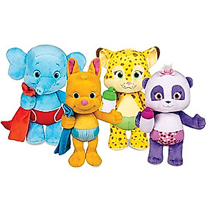 Snap Toys Word Party - Kip 10" Stuffed Plush Snuggle and Play Baby Wallaby with Blanket - from The Netflix Original Series - 18+ Months