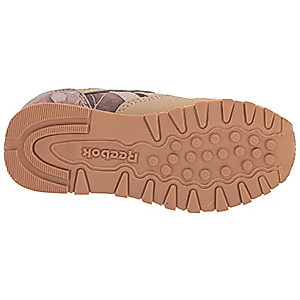 Reebok Baby Classic Leather Sneaker, National Geographic/Utility Beige/Soft Camel, 4 US Unisex Infant