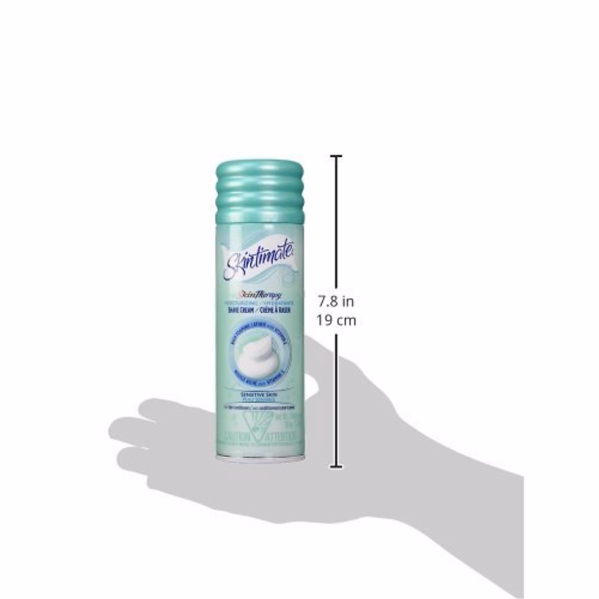 Skintimate SkinTherapy Moisturizing Shaving Cream, Sensitive, 10 oz