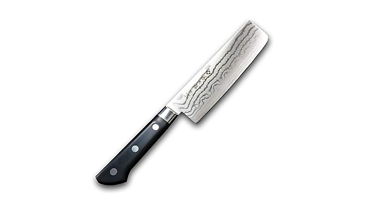 Toijro DP Damascus 7-Inch Nakiri Knife - Razor Sharp Japanese Blade