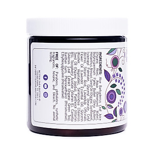 Lavender Body Butter with Shea Butter, Jojoba Oil & Lavender Essential Oil - Natural Lotion for Women, Non-Greasy Moisturizer for Dry Skin, Whipped Body Cream with Lavender Oil for Skin
