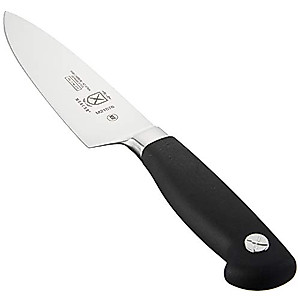 Mercer Culinary M21076 Genesis 6-Inch Short Bolster Chef's Knife, Black