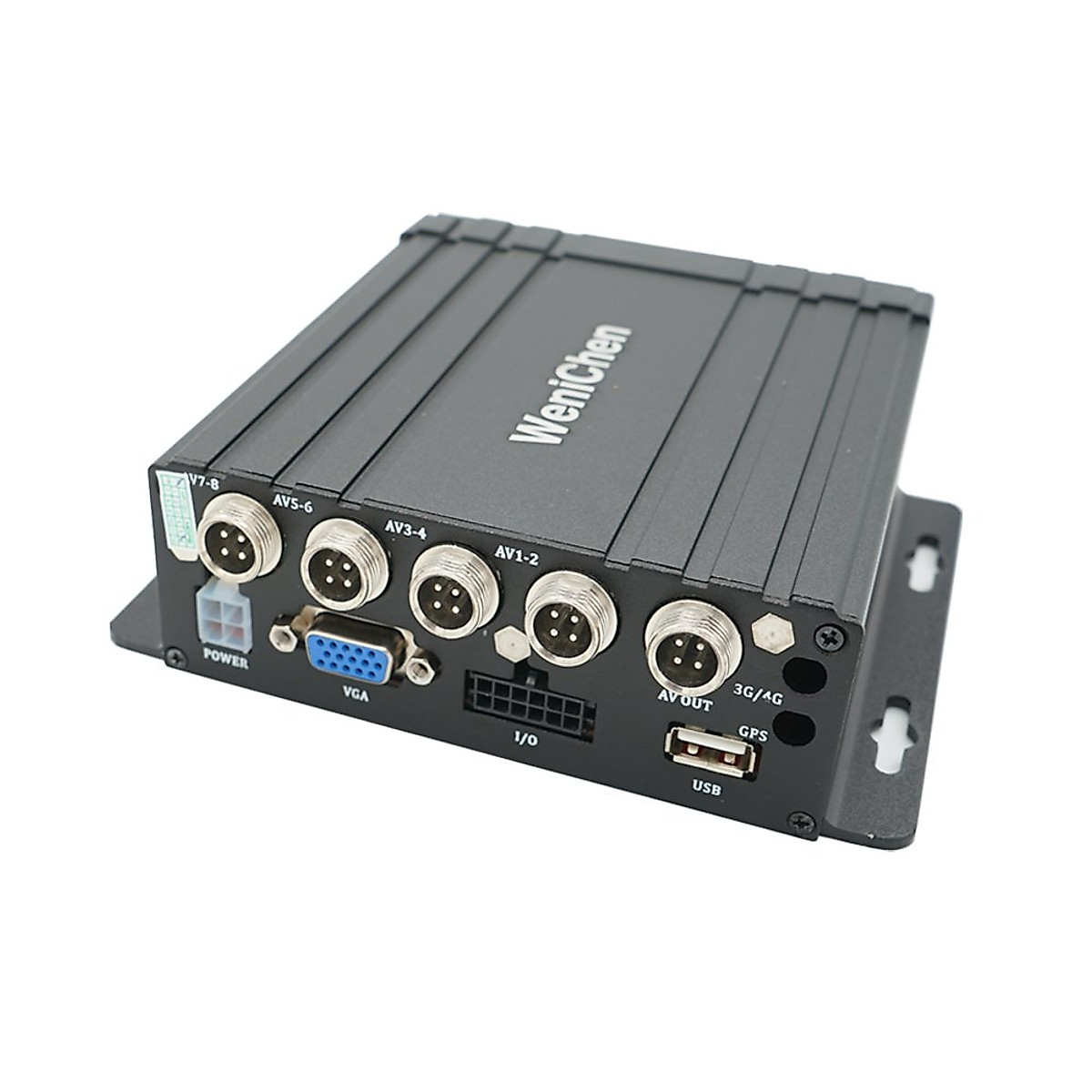 WeniChen Mini 4CH Mobile 960P DVR Realtime Video/Audio Surveillance Recorder with Remote Controller Encrption for Bus Car Vehicle, Support SD Card up to 128GB