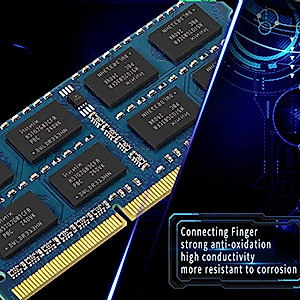 Kuesuny 8GB Kit (2 x 4GB) DDR3-1600 SODIMM, DDR3L PC3-12800 CL11 Non ECC Unbuffered 204-Pin 1.35V/1.5V 2RX8 SO-DIMM Notebook Laptop RAM Memory