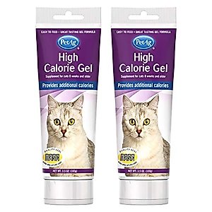 PetAg High Calorie Gel Supplement for Cats - Keep Cats at Optimal Performance Levels - 3.5 oz - 2 Pack