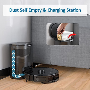 Arnagar Robot Vacuum, 2022 Newest Robot Vacuum and Mop Combo, Strong Suction, 220 Mins Runtime, Compatible with Alexa, Ideal for Pet Hair (S8-pro)