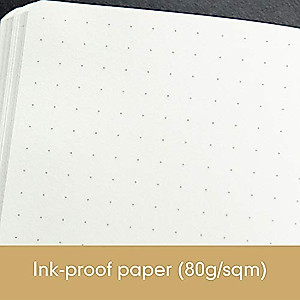 LEUCHTTURM1917 Metallic Special Edition - Medium A5 Dotted Hardcover Notebook (Gold) - 251 Numbered Pages