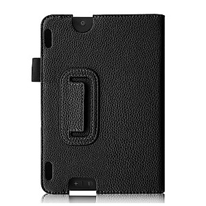 Fintie Folio Case for Fire HDX 7 - Slim Fit Leather Standing Protective Cover with Auto Sleep/Wake (Will only fit Kindle Fire HDX 7" 2013), Black