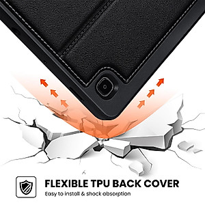 ZtotopCases for Samsung Galaxy Tab S6 Lite 10.4 Inch Tablet Case 2024/2022/2020 [5 Magnetic Stand Angles] with S Pen Holder,PU Leather, TPU+PC Back Cover, Model(SM-P620/P625/P610/P613/P615/619), Black